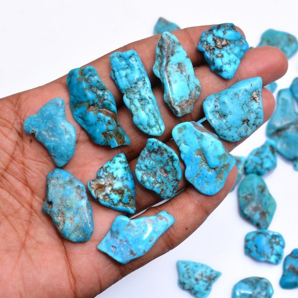Natural sleeping beauty Turquoise rough - Shyama Gems
