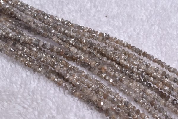 Natural Brown Diamond Rough Beads Buy Online - Shyama Gems