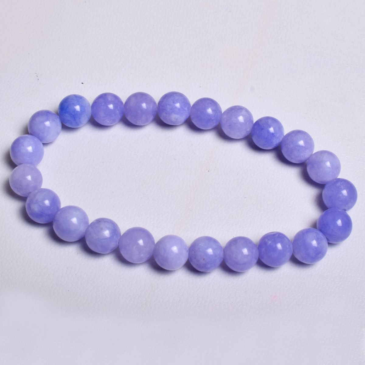 Natural Lavender Quartz Smooth Oval Shape Beads - Shyama Gems